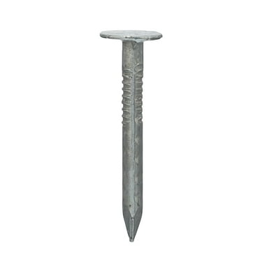 Common Nail, 4 in L, 20D, Steel, Galvanized Finish, 6 ga, 155 PK(4NET4 ...