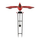 Red Carpet Studios Large Cardinal Rocker, Metal Garden Sculpture ...