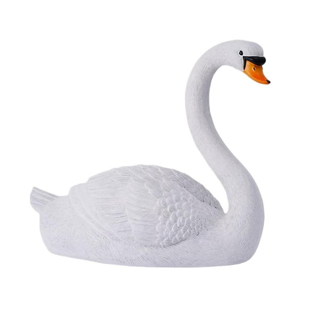 Swan Sculpture Statue ,Outdoor Sculpture Ornament ,Collectible ...