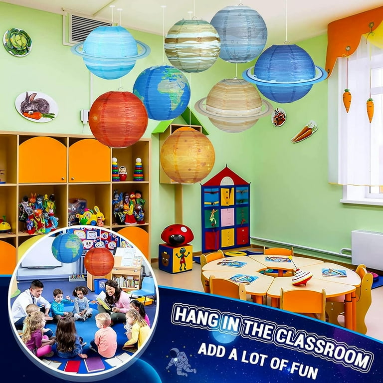 Solar System Classroom Decorations Outer Space Party Supplies 10 Pcs