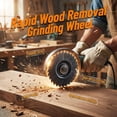 5Pcs Wood Carving Disc, 2026 New Angle Grinder Wood Carving Disc Set ...