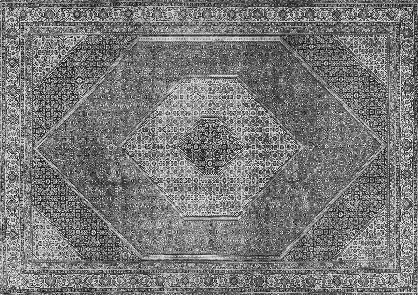 Ahgly Company Indoor Rectangle Persian Gray Traditional Area Rugs, 5' x ...