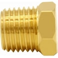 BDKWID-1/8" NPT Male Pipe Plug Outer Hex Thread Socket Plug Brass ...