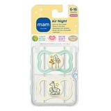 MAM Air Night Pacifier, 6+ Months, Unisex, 2 Pack - Walmart.com