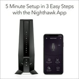 NETGEAR Nighthawk AX WiFi 6 Router with Built-in High-Speed DOCSIS 3.1 ...