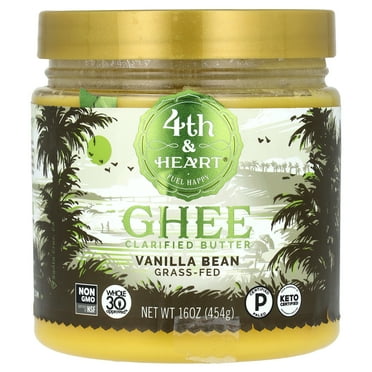4th & Heart Ghee Clarified Butter, Grass Fed, Original Recipe, 16 oz ...