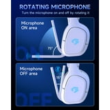 Captain 700 Pro Wireless Gaming Headset with Noise-Canceling Mic, 2 ...