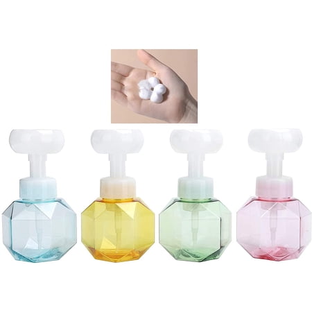 Flower Soap Dispenser, Travel Dispenser Bottle Refillable Foam ...