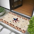 2x3 Door Mat Rug, Independence Day Non-Skid Rubber Backing Large ...
