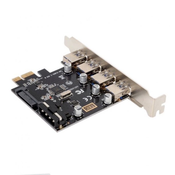 Xiwai Card 4 Ports PCI-E to USB 3.0 HUB PCI Express Expansion Card Adapter 5Gbps for Motherboard ...
