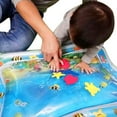 NOGIS Tummy Time Baby Water Mat Infant Toy Inflatable Play Mat for 3 6 ...
