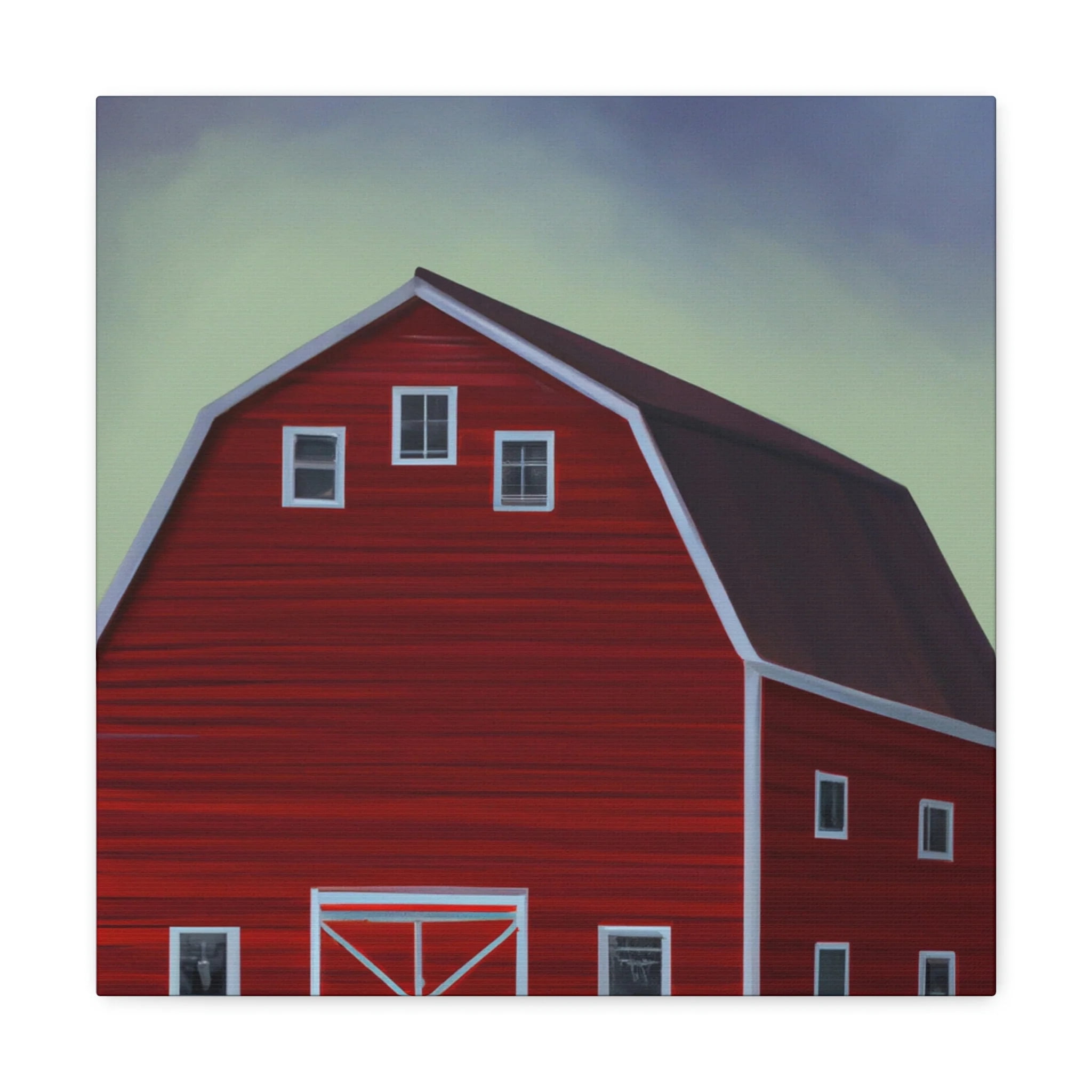 Barn In Monochrome. - Canvas - Walmart.com
