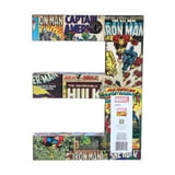 Marvel Superhero Retro Comics Wooden Letter 'E' with Hooks - Walmart.com