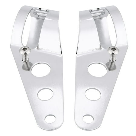 Steel Headlight Bracket,1 Pair Stainless Steel Headlight Bracket ...