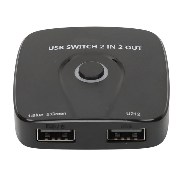 Interruptor USB 2 en 2 de salida, interruptor sin costuras para ...