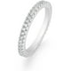 Barzel Classic Rose Gold Plated Pave Eternity Ring- Size 5 - Walmart.com