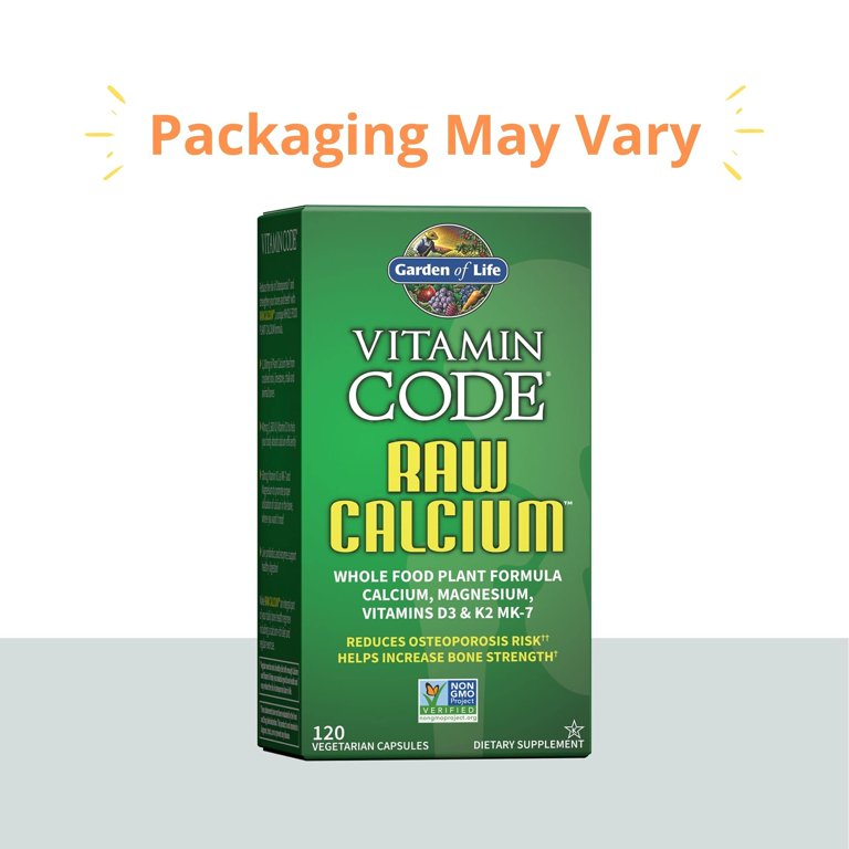 Garden Of Life Vitamin Code Raw Calcium 120 Veggie Caps | Fasci Garden