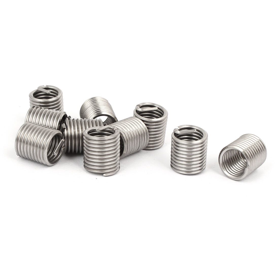 M8x1.25mmx2D 304 Stainless Steel Helicoil Wire Thread Insert 10pcs ...