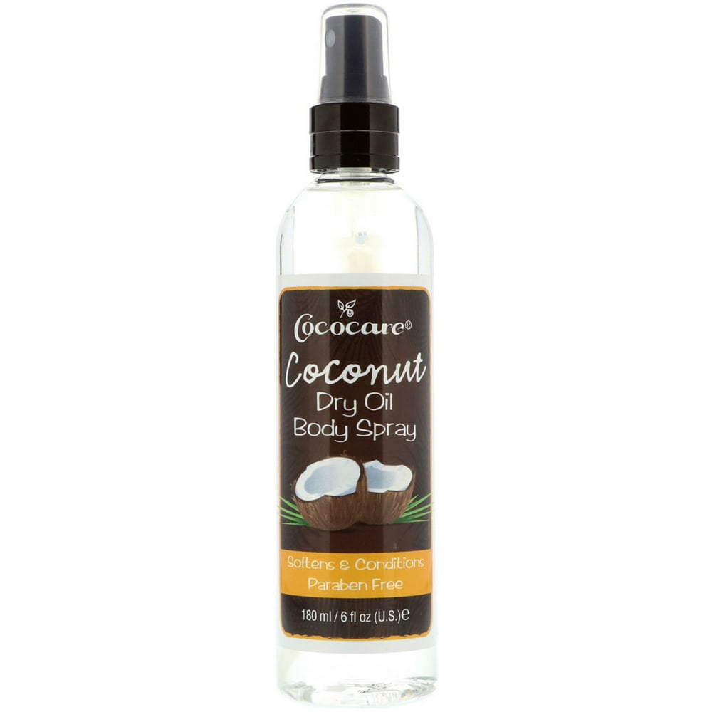 Cococare Coconut Dry Oil Body Spray 6 fl oz 180 ml - Walmart.com ...
