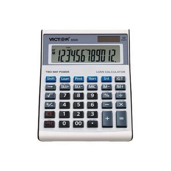 Victor Technology 8 Digit Executive Handheld Calculator, Double-Hinged ...