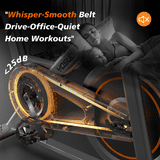 YOSUDA Indoor Cycling Bike, 330 lbs Capacity, Comfort Seat, LCD Monitor ...