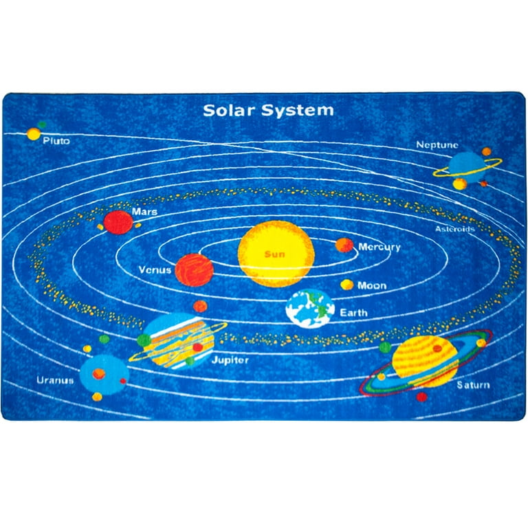 Solar System Rug 5x7