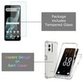 For Boost Mobile Summit 5G Shockproof Phone Case Cover with Tempered ...