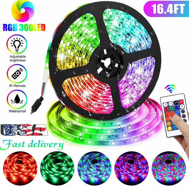 RGB LED Boat Light Deck Waterproof 12V Bow Trailer Pontoon Lights Strip ...