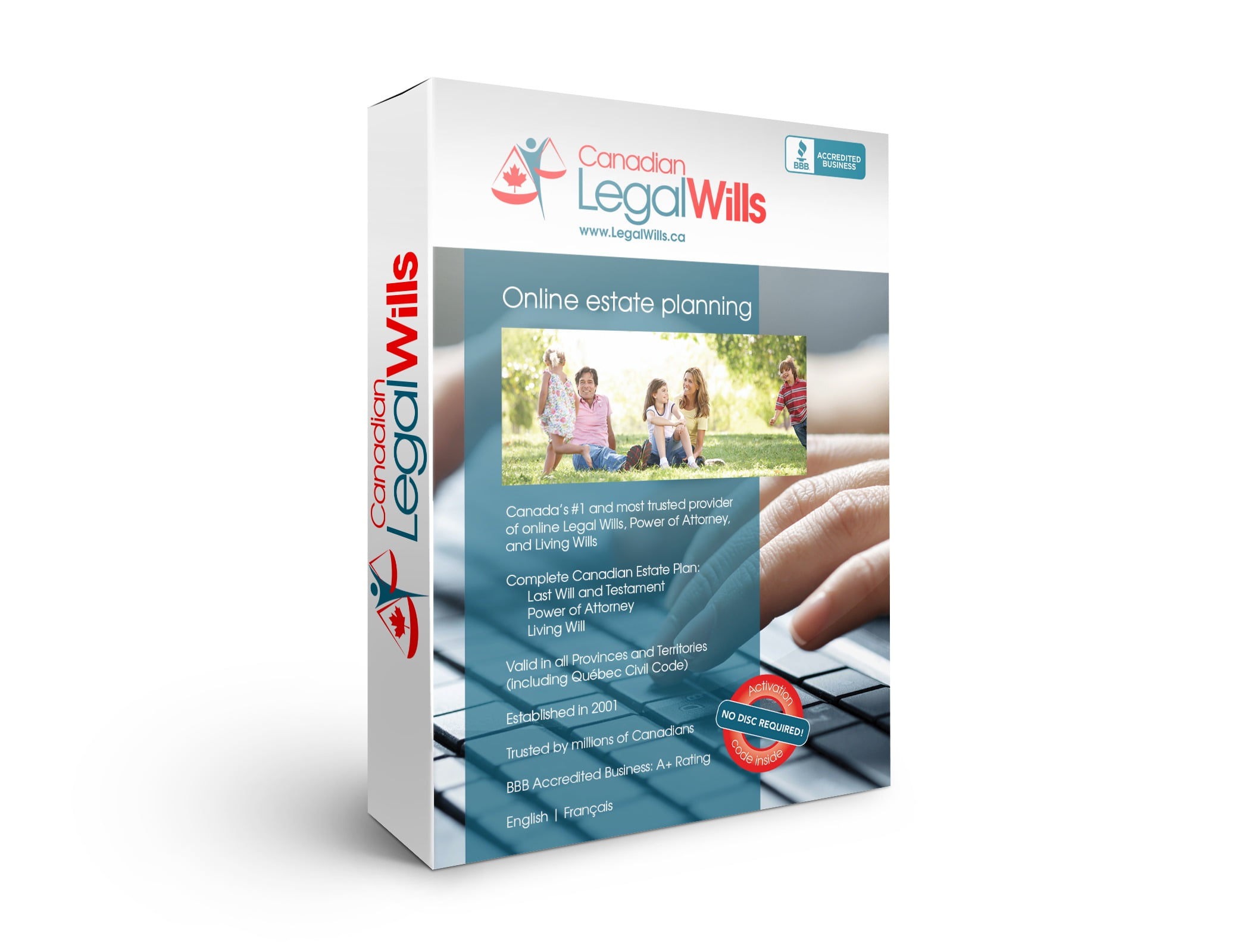 LegalWills.ca Custom Canadian Estate Plan Kit (Redeemable Code) - Will ...