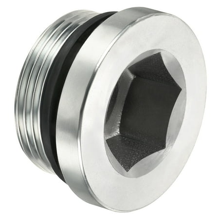 Unique Bargains M36*2 Internal Hex Head Pipe Fitting Plug, Male Thread ...