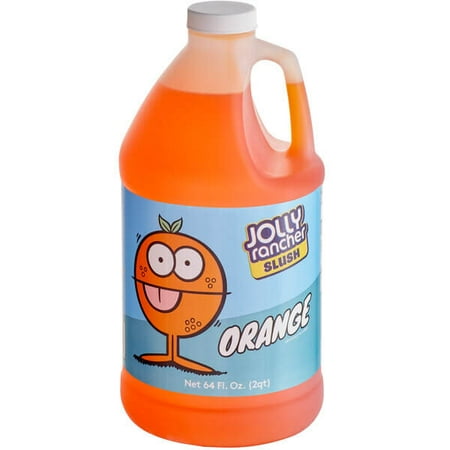 Jolly Rancher Orange Slushy Syrup 5:1 Bulk Food Service Concentrate-64 ...