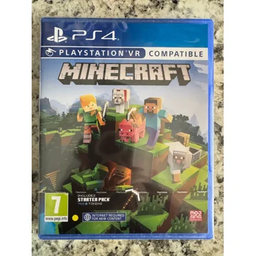 Sony Minecraft Bedrock Edition, PS4 VR Compatible, Starter Pack, 700 ...