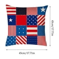 cpengpj Star Striped Print Cushion Cover, Soft Polyester Fade Resistant ...