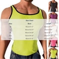 Ceisia Men's Mesh Dot Pattern Sleeveless Athletic Tank Top Purple L ...