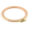 Nurge Embroidery Hoops Set, 3 Pieces 4, 5 and 6 Inch Beech Wood Round ...