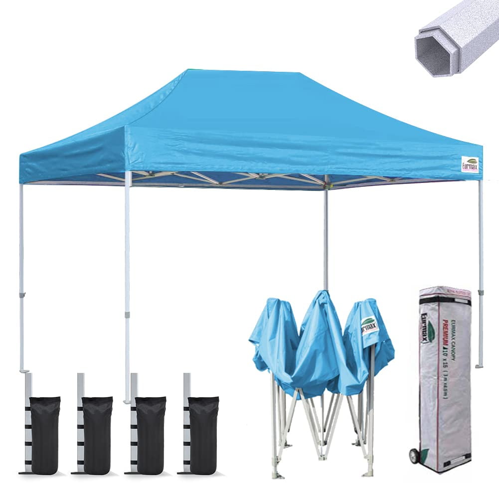 Buy Eurmax Premium 10x15 Ft Ez Pop up Canopy Instant Canopies Shelter ...