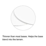 Uxcell 20MM Round Miniature Model Bases, 2MM Thick Circular Base, White ...