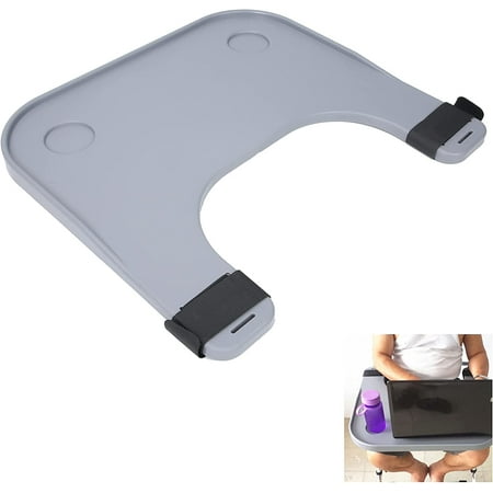 Wheelchair Tray Table with Cup Holder, Thickening Widening Removable ...