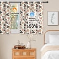 Bernese Mountain Dog and Rose Blackout Curtains,Triple Weaved Fabric ...