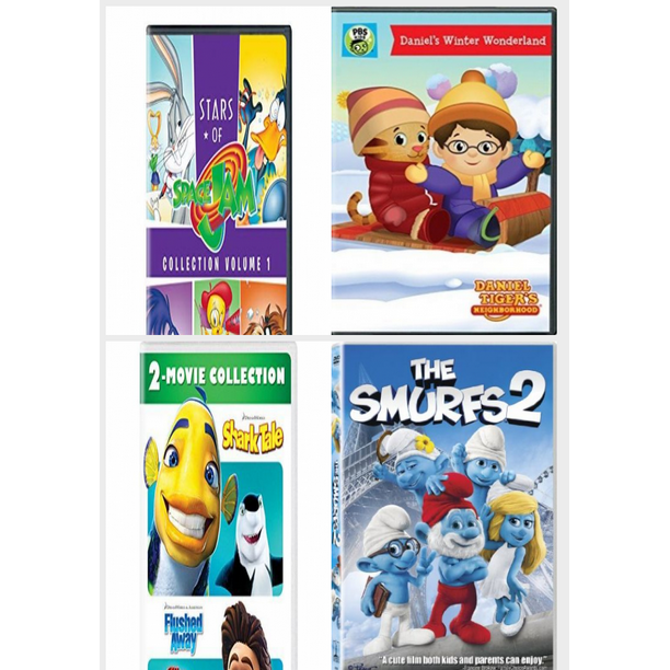 Children's 4 Pack DVD Bundle: Stars of Space Jam Collection Vol. 1 ...