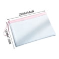 Cififendec Clear Document Pouch, A5 Large Capacity Pencil Bag with ...