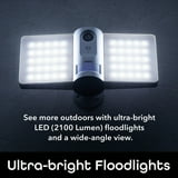 Geeni Sentry Wired Smart Floodlight Camera, 2100 Lumens, 1080p HD ...