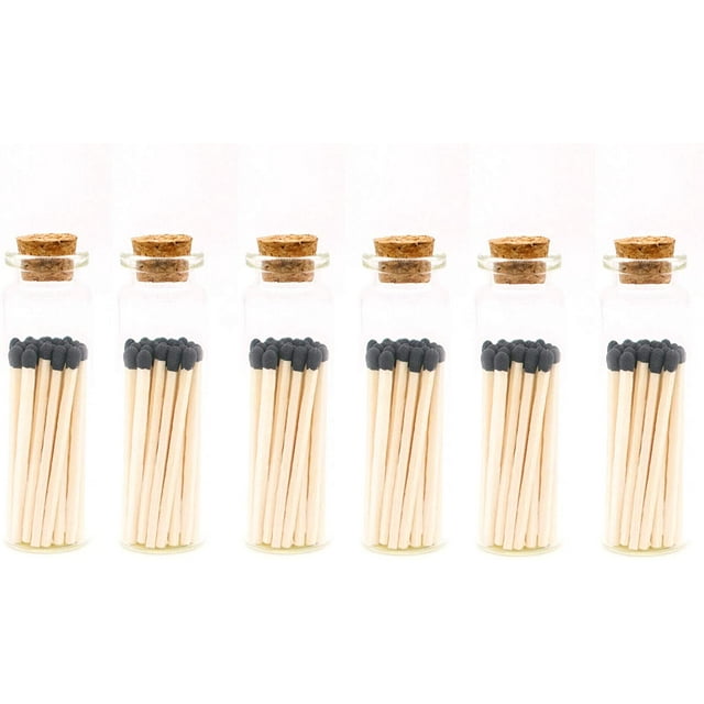Tuxedo Tip Decorative Matches, 120 Small Premium Wooden Matches ...
