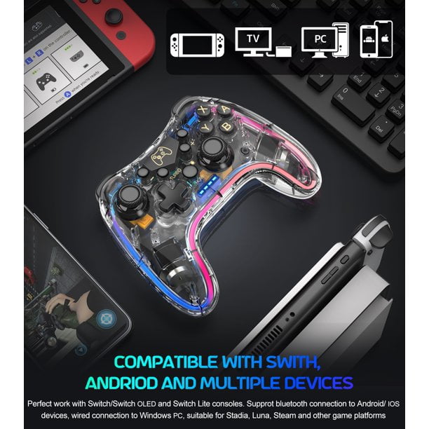 Buy BEBONCOOL Wireless Nintendo Switch Controller for Switch/Switch Lite/OLED, Switch Pro ...