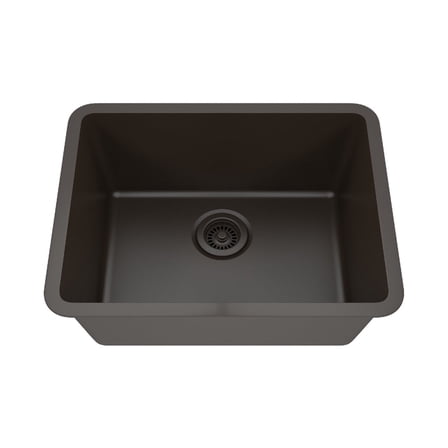 DeerValley 33" X 19" Granite Composite Kitchen Sink Matte White ...