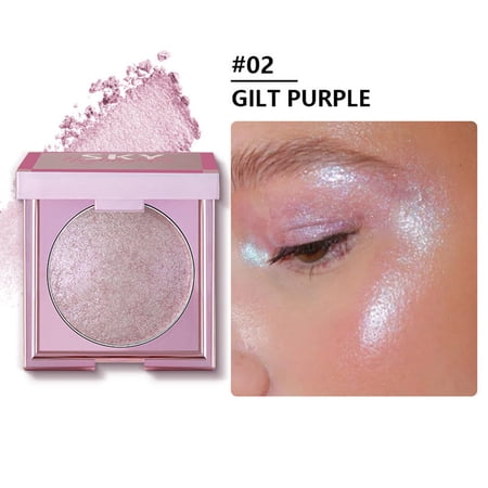 Highlighter Makeup Glitter Shimmered Powder Brighten Palettes Facial ...