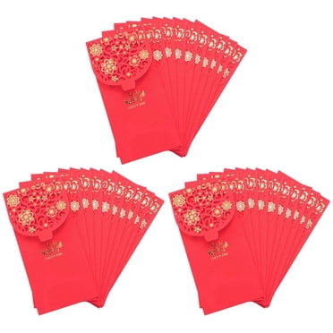 12pcs Chinese New Year Red Envelopes Chinese Hong Bao Gift Money ...