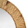 Oasis Grass Oval Rattan Woven Boho Wall Mirror - Walmart.com