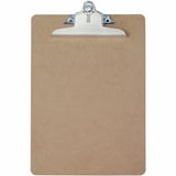 Saunders Brown Hardboard Clipboards 1" Clip Capacity - 8 1/2" x 11 ...