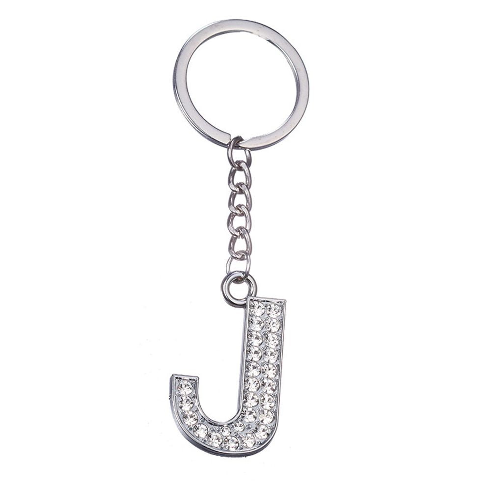 Unisex Letter A-Z Keychain Handbag Charms Initial Capital Accessories ...